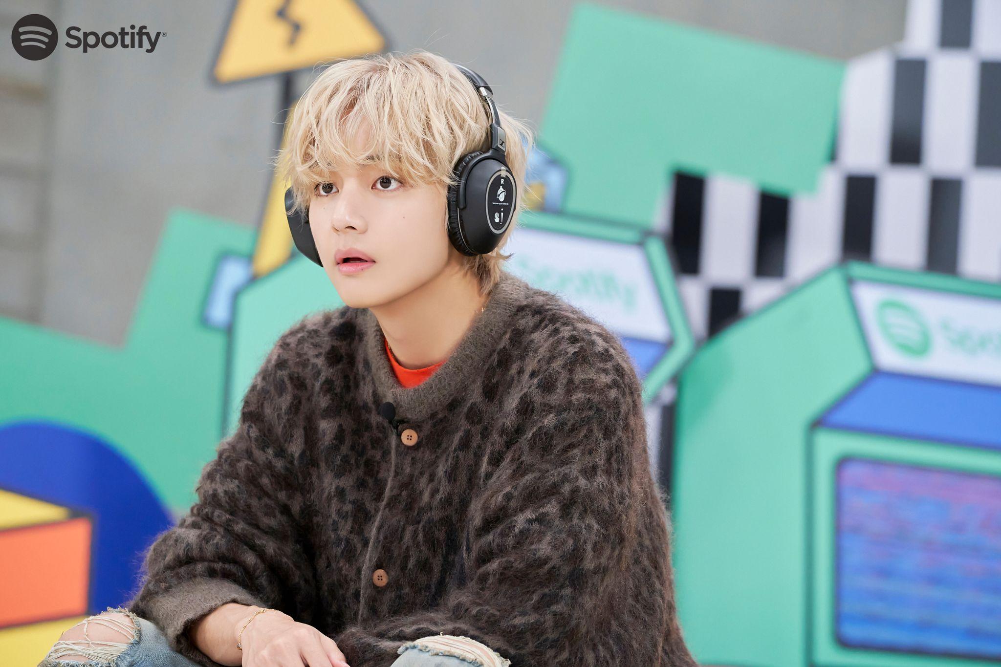 WATCH: V takes over Spotify’s K-Pop ON! to celebrate the release of his ...
