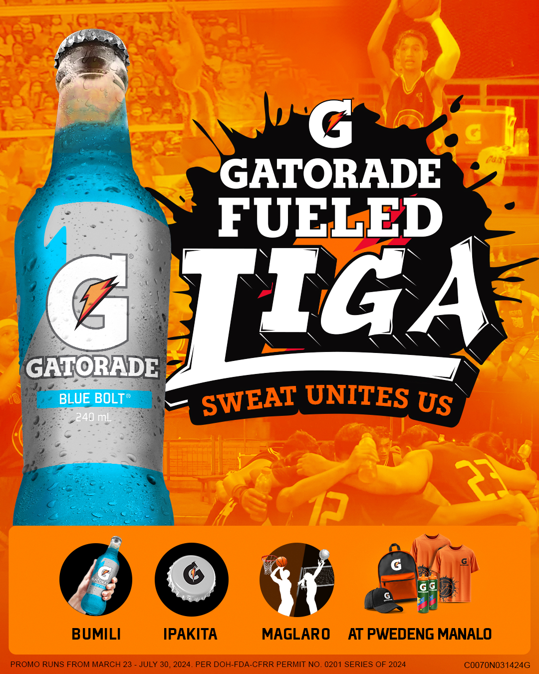 GATORADE LAUNCHES THE ‘FUELED LIGA’ PROGRAM IN 150 BARANGAYS