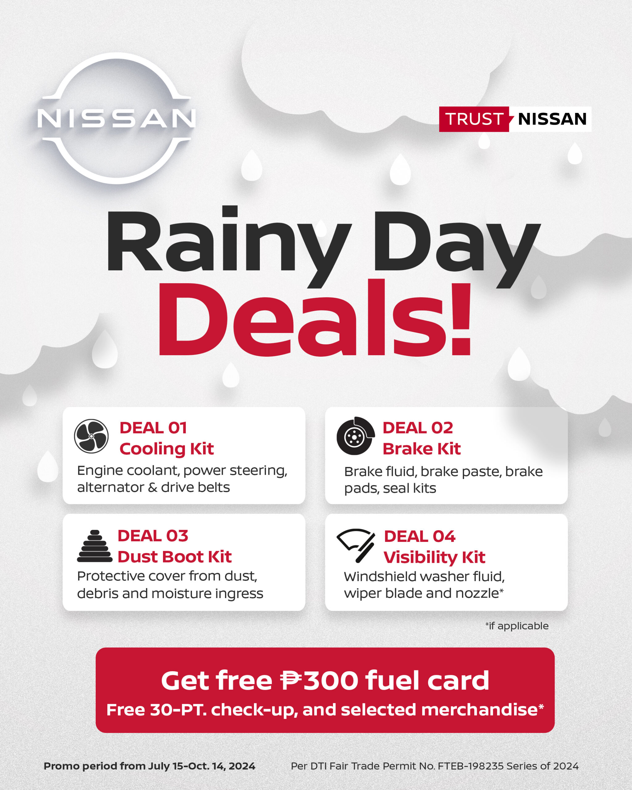 Nissan launches new aftersales packages this rainy season