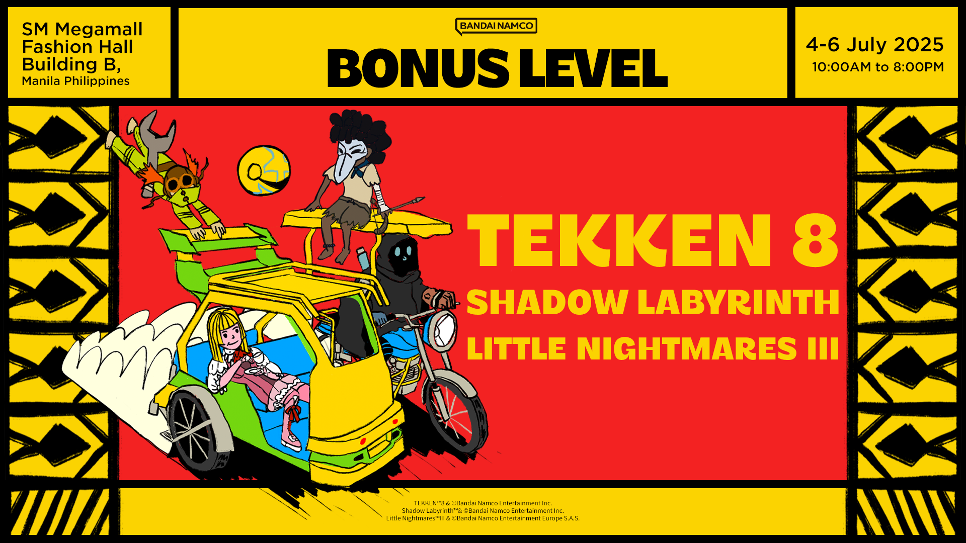 Bandai Namco Entertainment Asia Presents “Bonus Level” in Manila